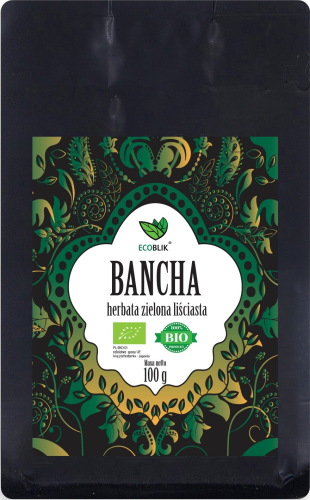 Herbata BANCHA zielona luz EKO EkoBlik, 100g | Zdrowa żywność \ Herbaty ...
