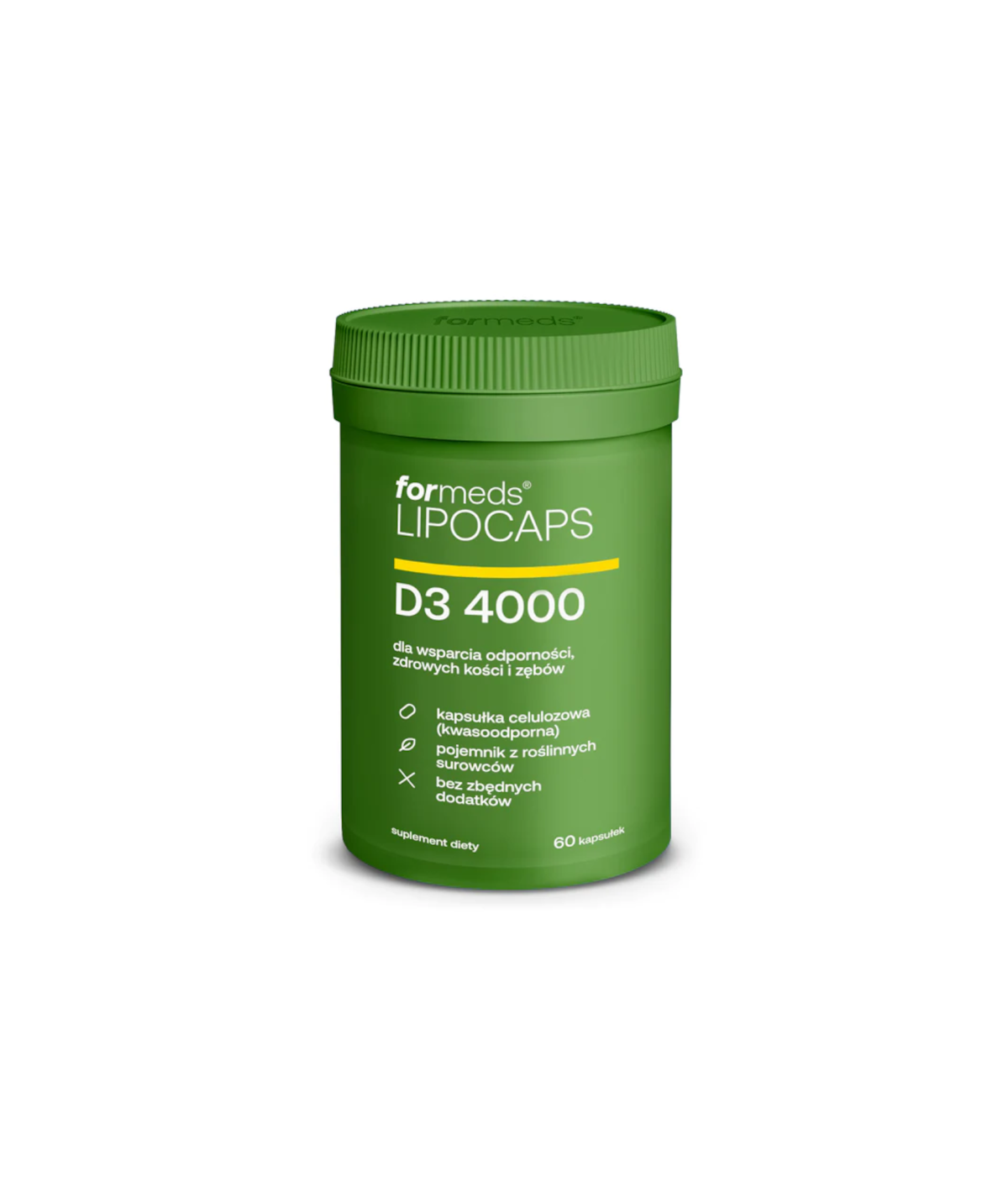 Lipocaps D3 4000 ForMeds, 60 kapsułek | Suplementy diety \ Witaminy w ...